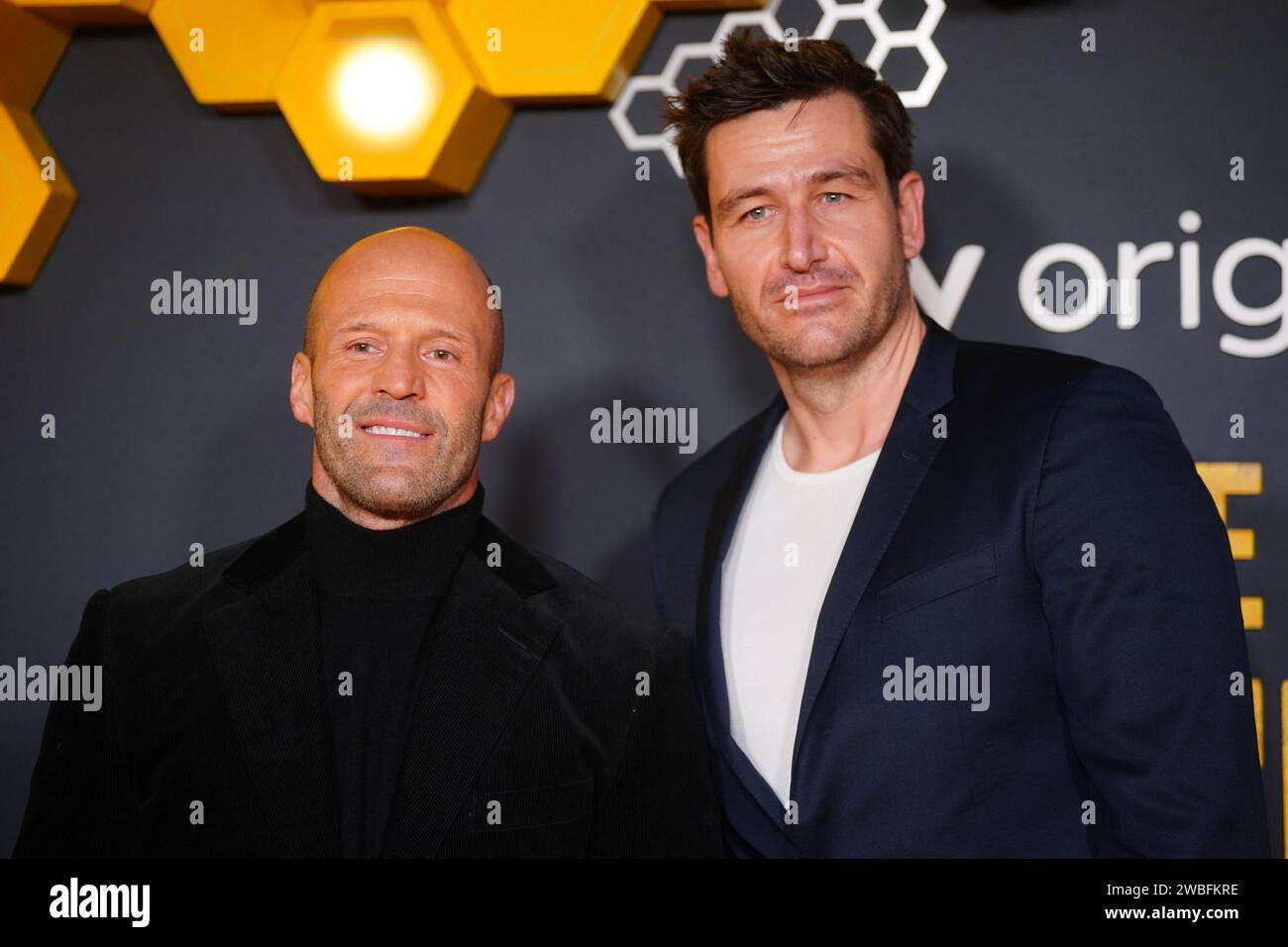 Jason Statham (left) and Michael Epp, attend the UK premiere of The ...