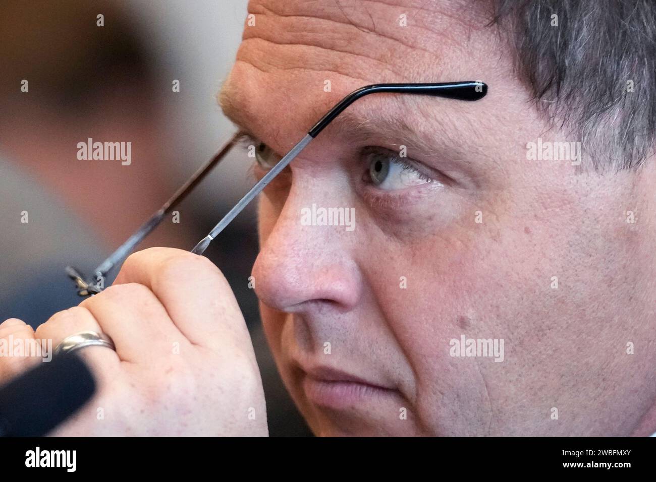 Lake County, Ill., state's Attorney Eric Rinehart listens to Judge ...