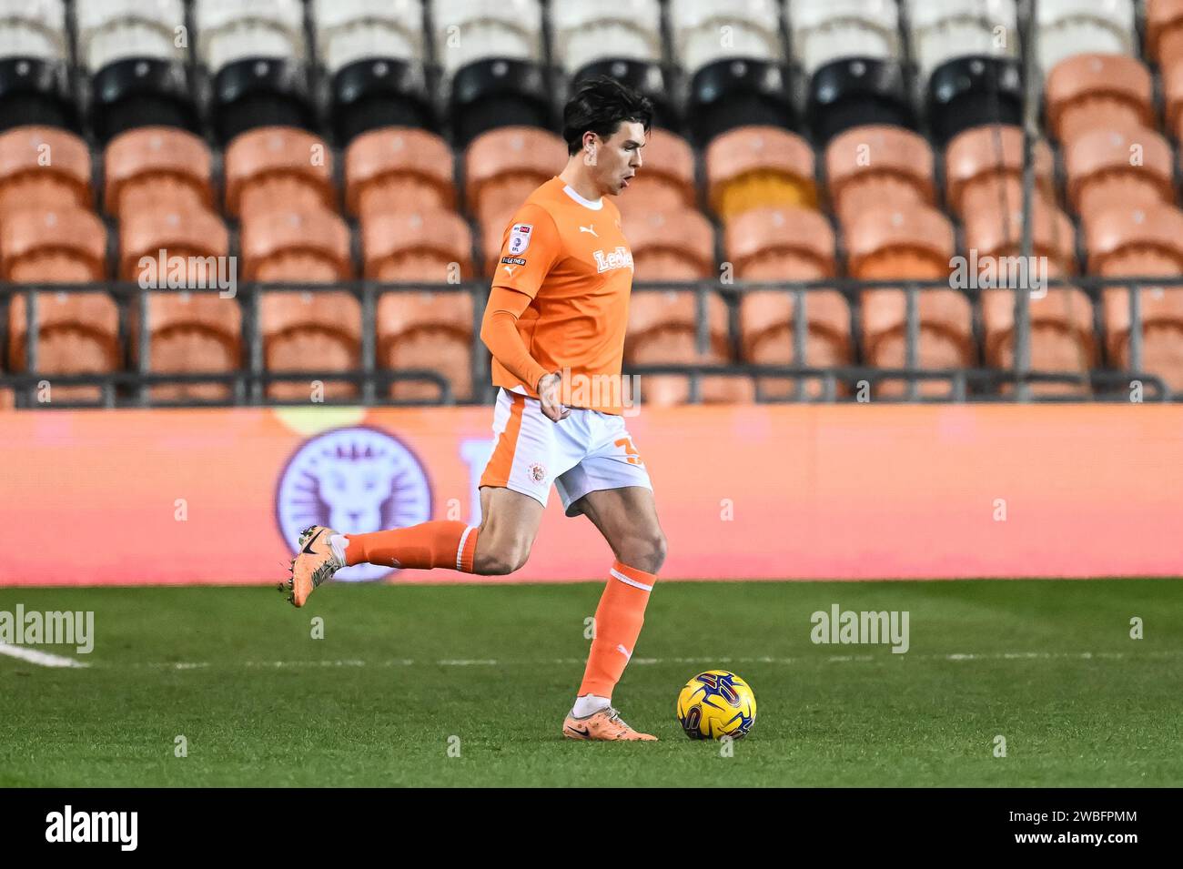 Doug Tharme of Blackpool in action during the Bristol Street Motors ...