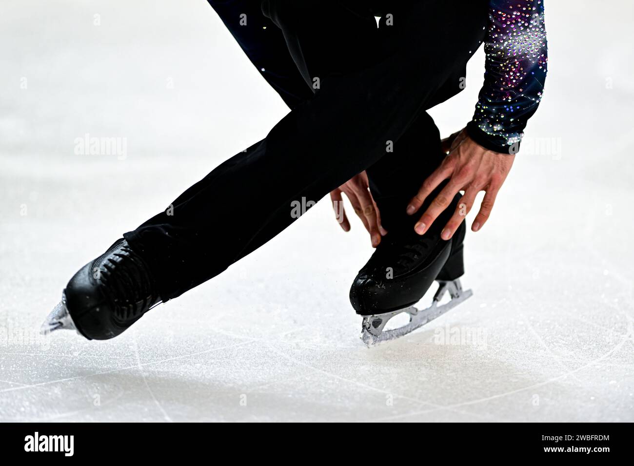 Maurizio ZANDRON (AUT), during Men Short Program, at the ISU European Figure Skating ...