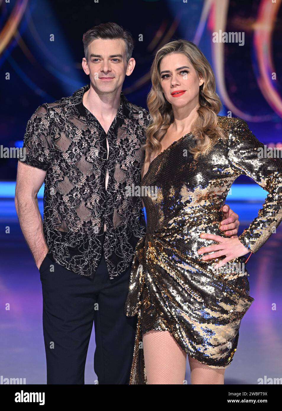 Bovingdon, UK. January 10th, 2024. Brendyn Hatfield and Lou Sanders ...