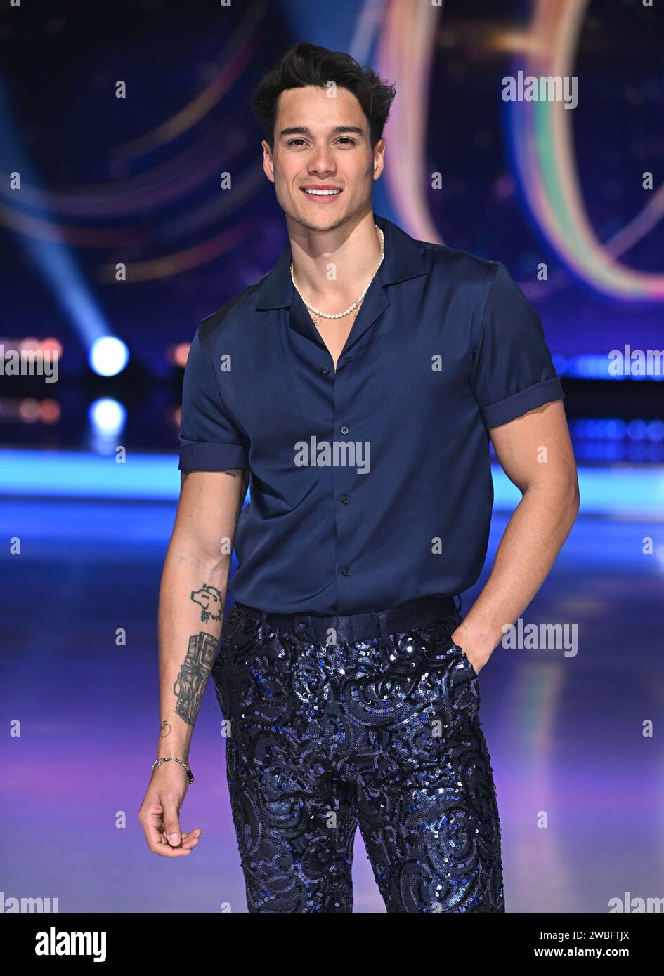 Bovingdon, UK. January 10th, 2024. Miles Nazaire arriving at the series ...