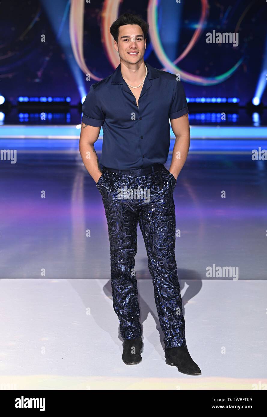 Bovingdon, UK. January 10th, 2024. Miles Nazaire arriving at the series ...