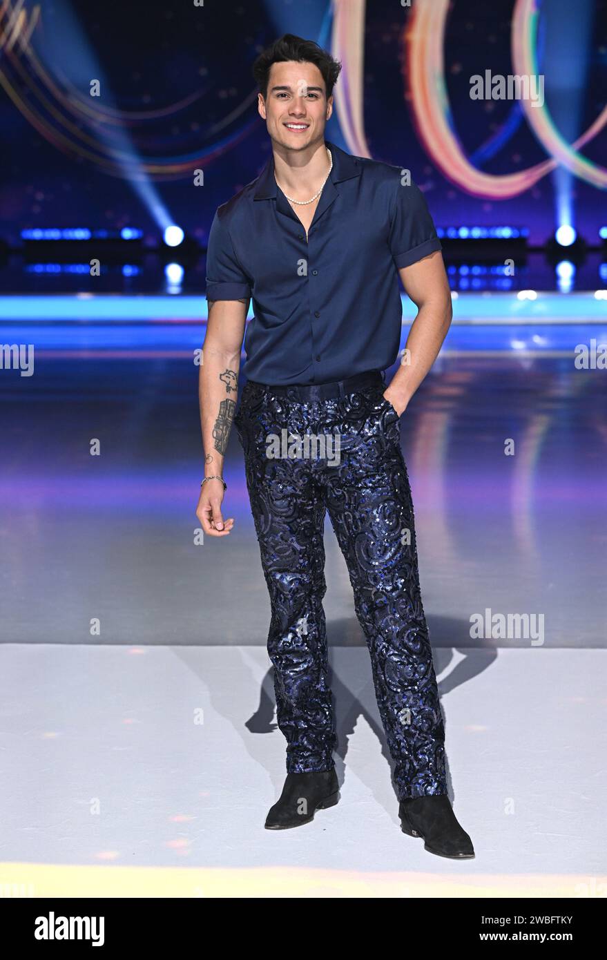 Bovingdon, UK. January 10th, 2024. Miles Nazaire arriving at the series ...