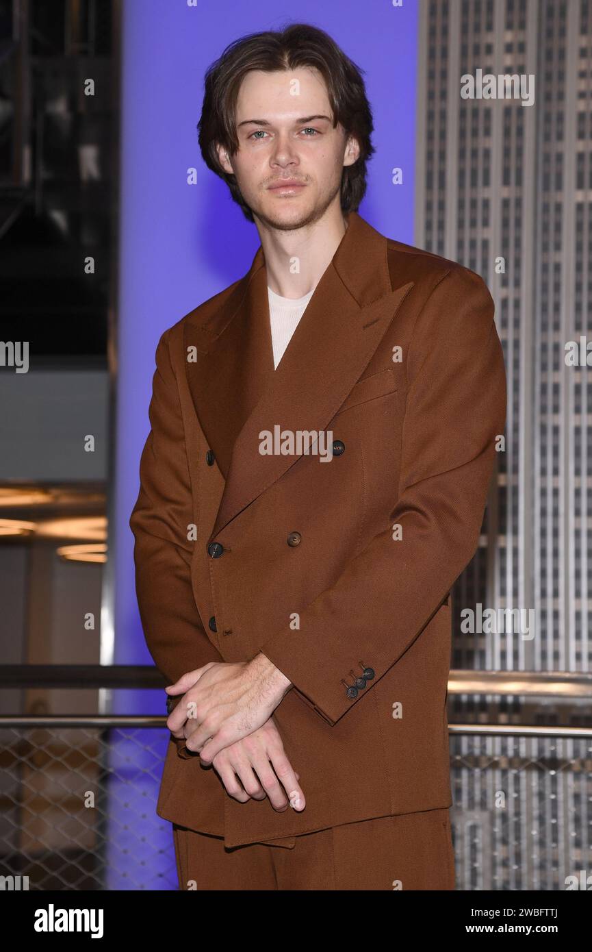 New York, USA. 10th Jan, 2024. Christopher Briney attends the 'Mean ... New York, USA. 10th Jan, 2024. Christopher Briney attends the 'Mean ...