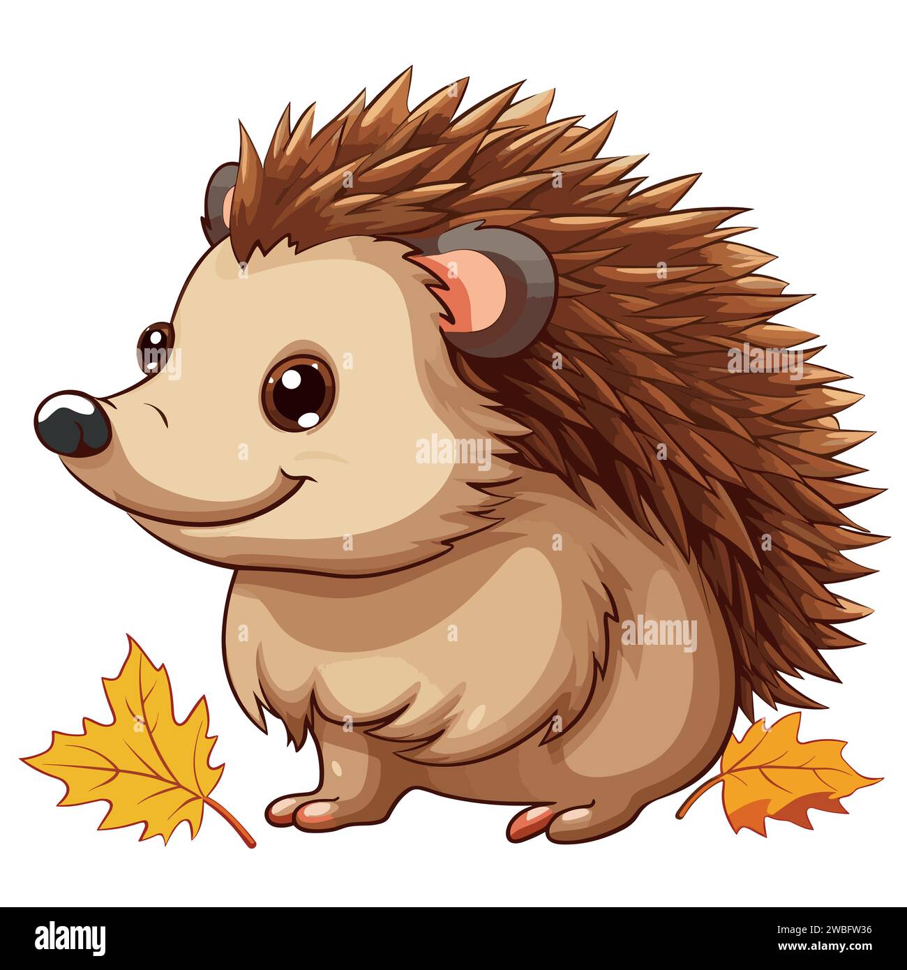 Hedgehog friendly Stock Vector Images - Alamy