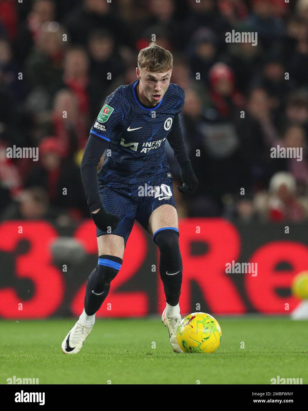 Cole Palmer of Chelsea during the Carabao Cup Semi Final 1st Leg match ...