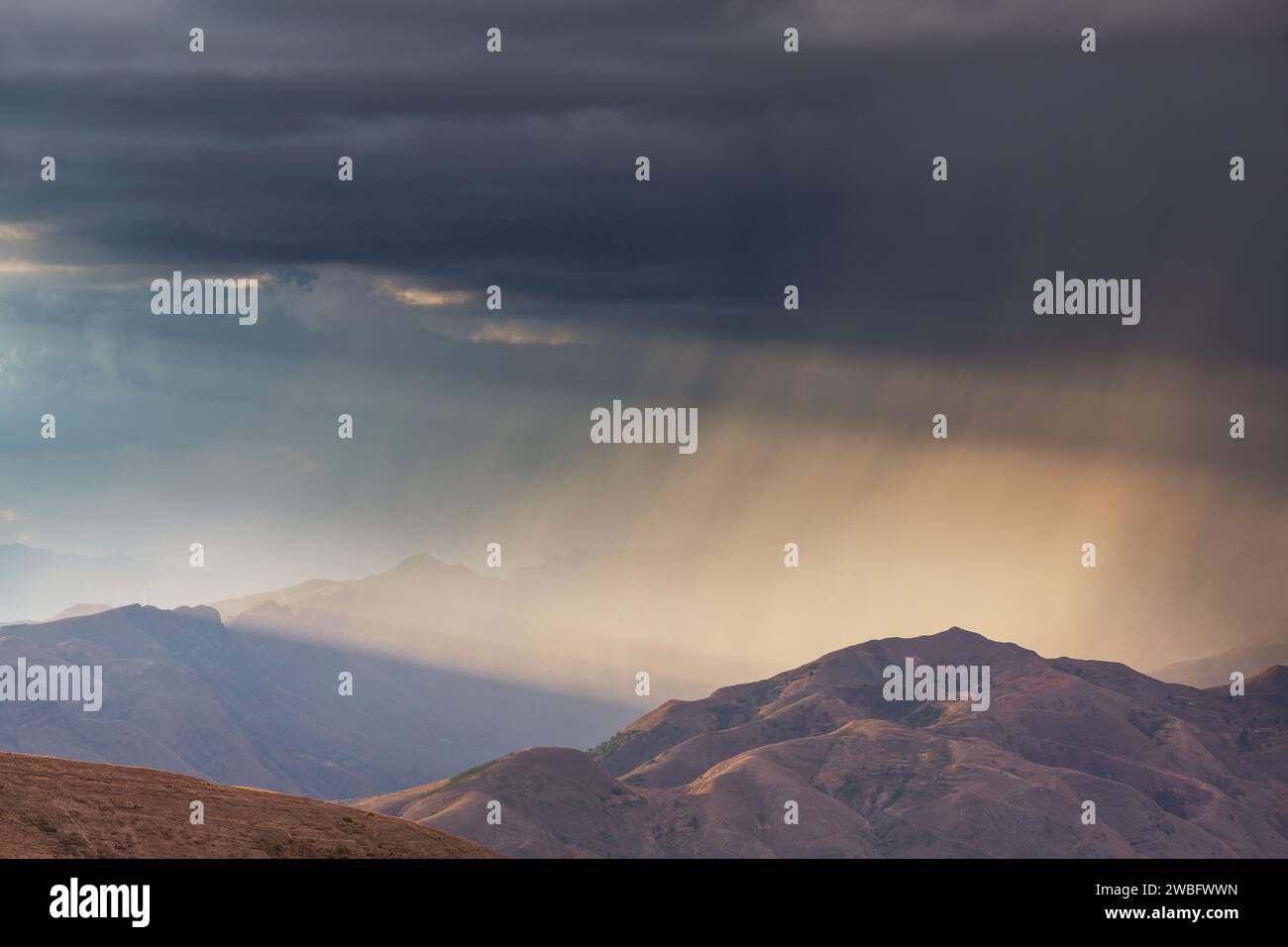 Rain clouds in arctic tundra Stock Photo - Alamy