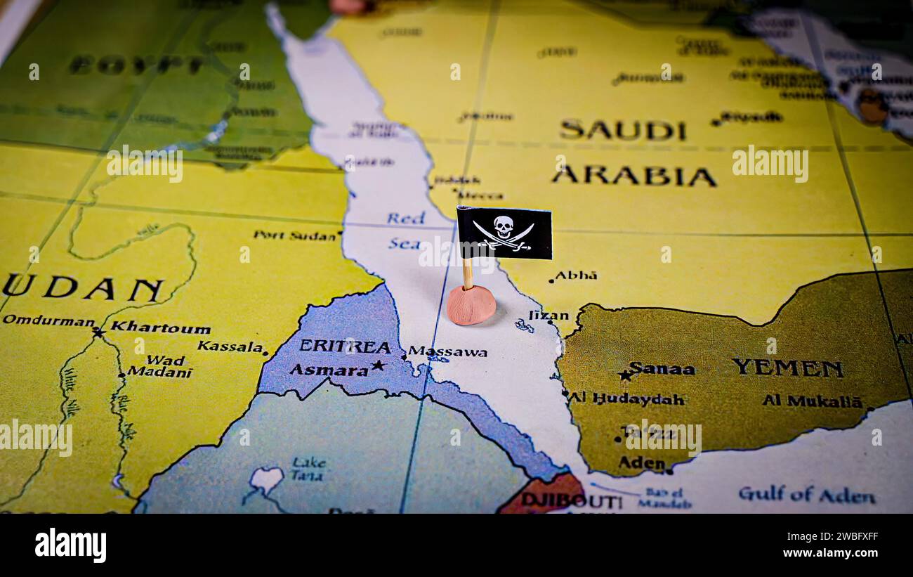 Pirate Threat in the Red Sea Region Stock Photo - Alamy
