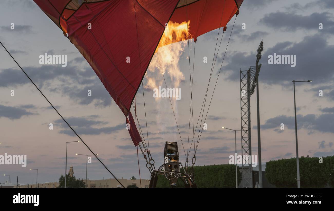 Balloon voyage aerial view hi-res stock photography and images - Alamy