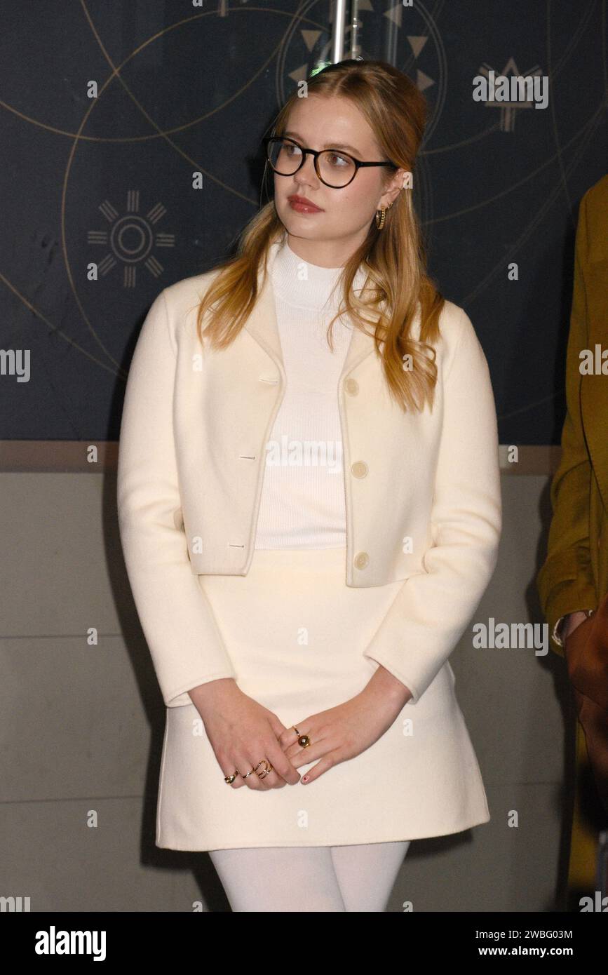 New York, NY, USA. 10th Jan, 2024. Angourie Rice pictured as the cast ...