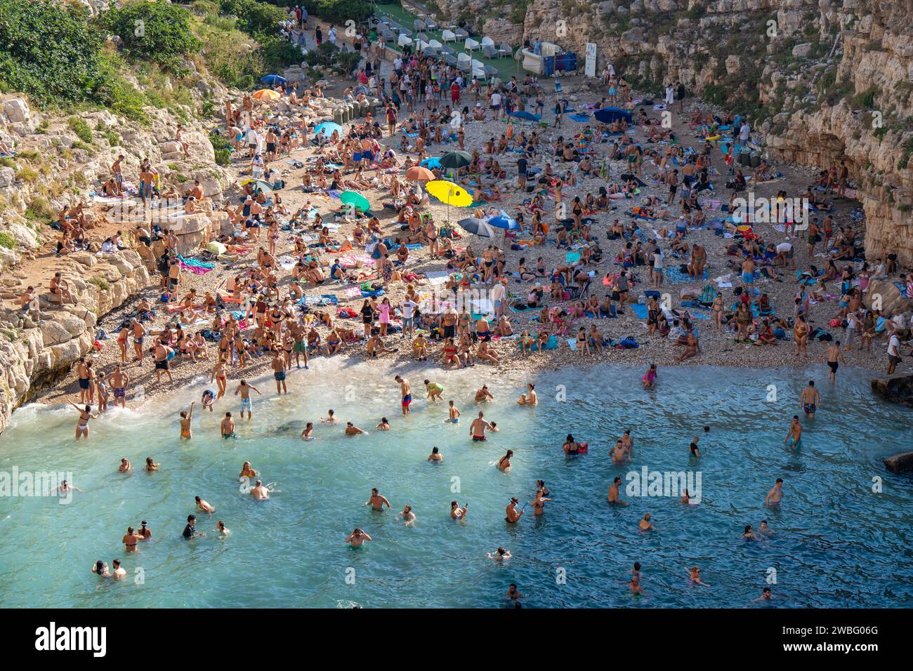 italia polignano a mare Stock Photo - Alamy