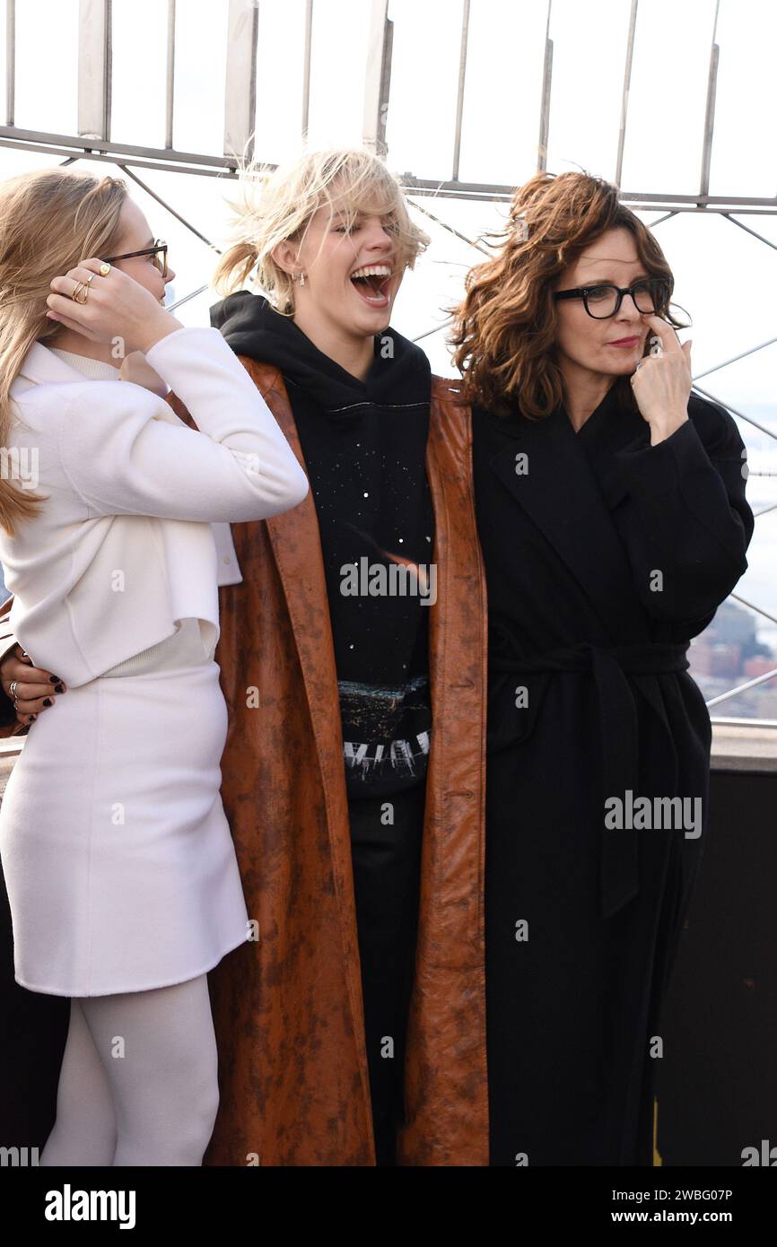 New York, NY, USA. 10th Jan, 2024. Angourie Rice, Rene Rapp and Tina ...
