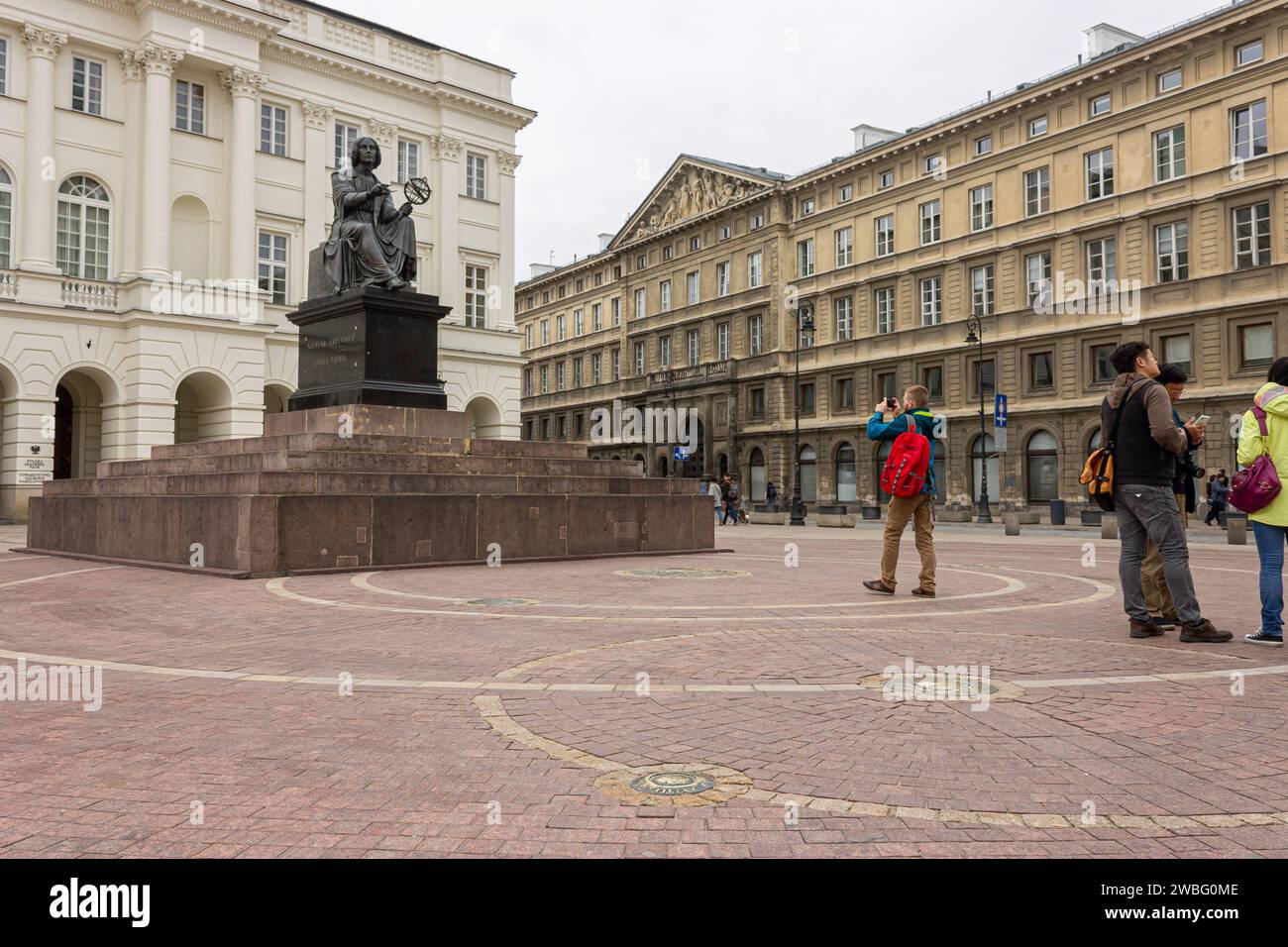 Warsaw, Poland. Monument to Nicolaus Copernicus, a Renaissance ...