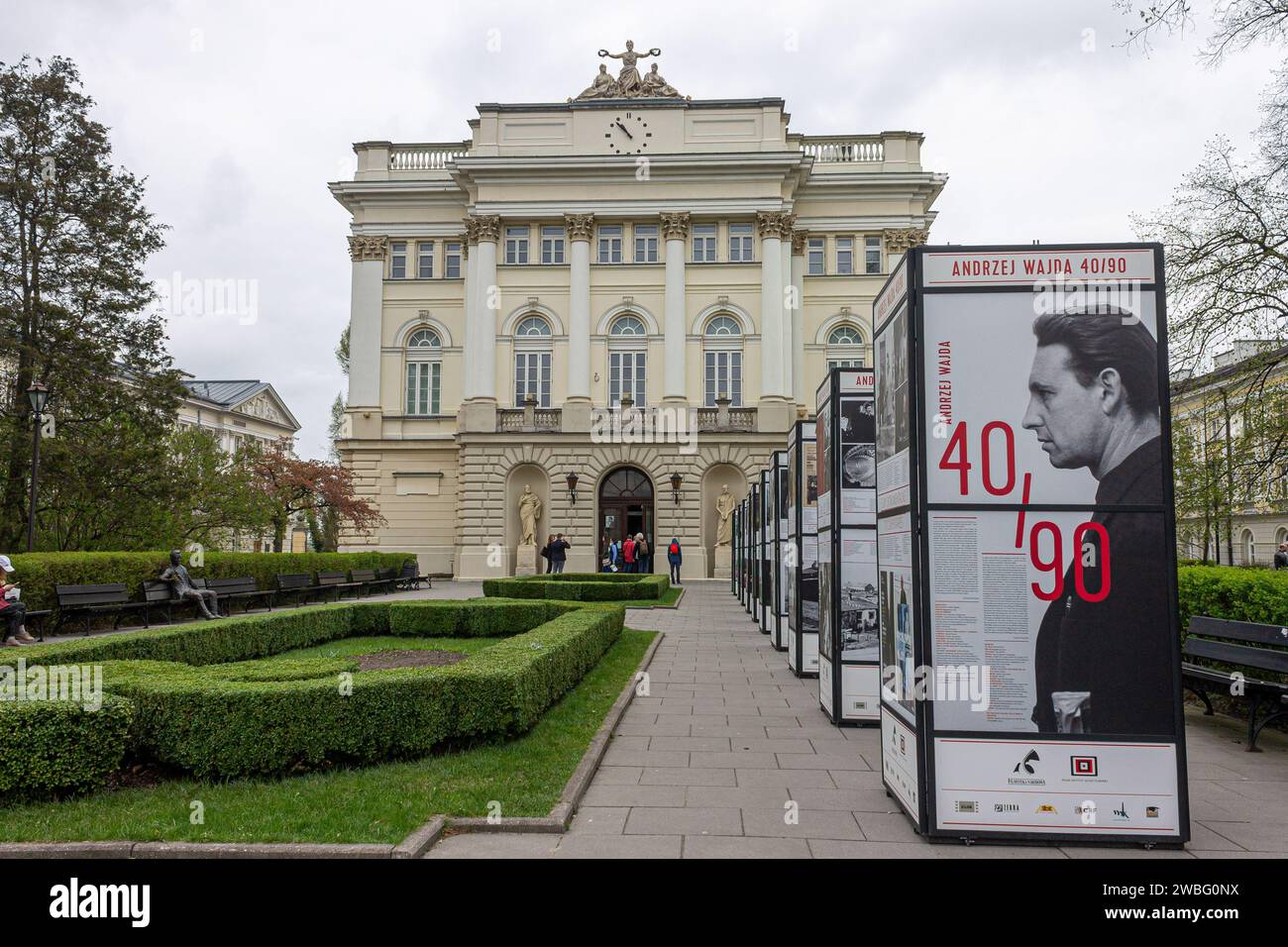 Warsaw, Poland. One of the main buildings of the University of Warsaw ...