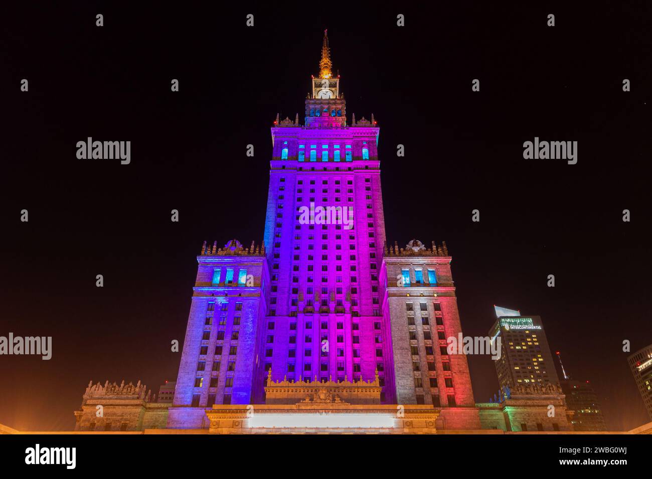 Warsaw, Poland. The Palace of Culture and Science (Palac Kultury i ...