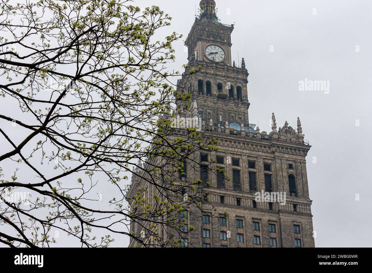 Warsaw, Poland. The Palace of Culture and Science (Palac Kultury i ...