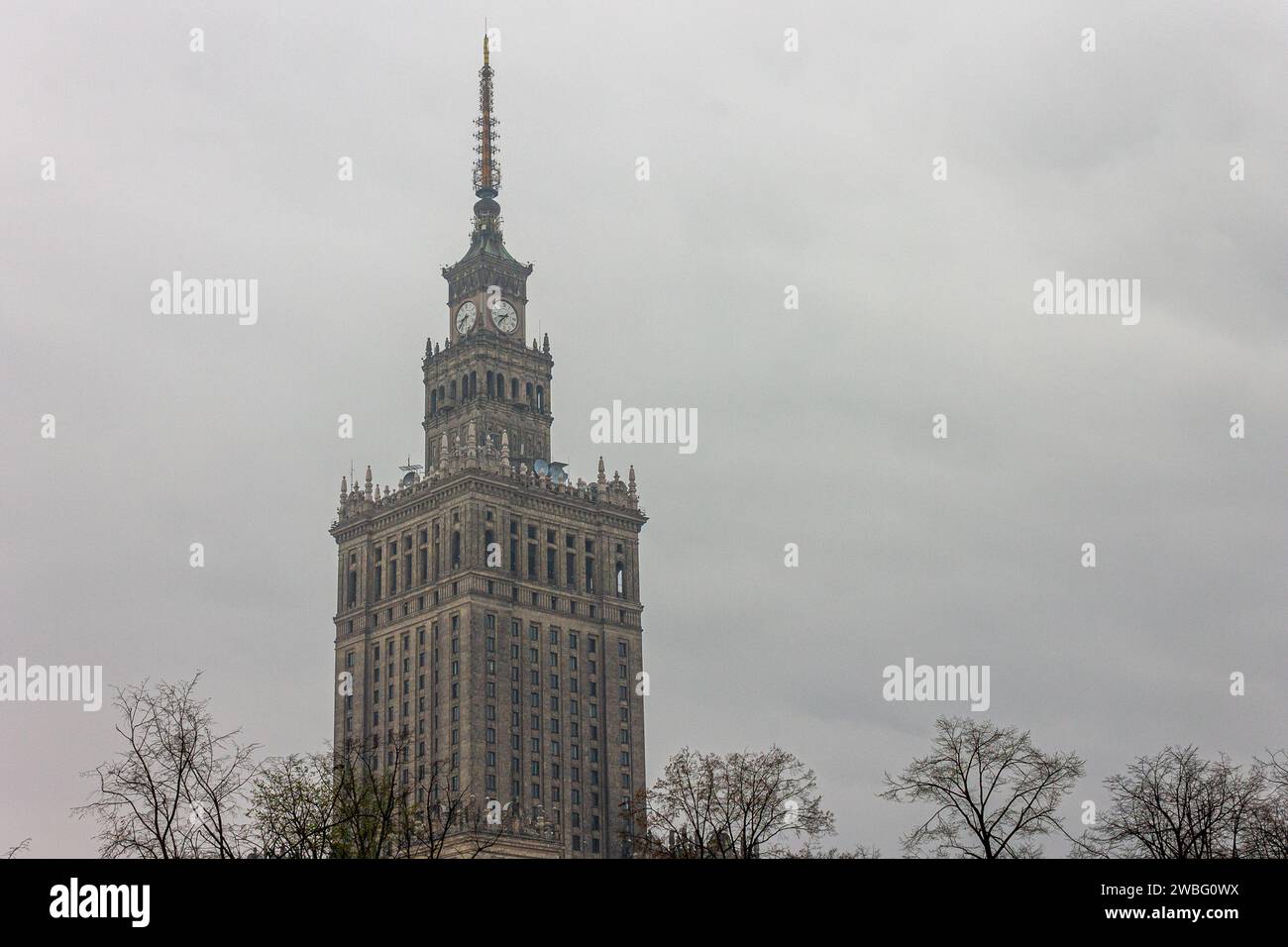 Warsaw, Poland. The Palace of Culture and Science (Palac Kultury i ...