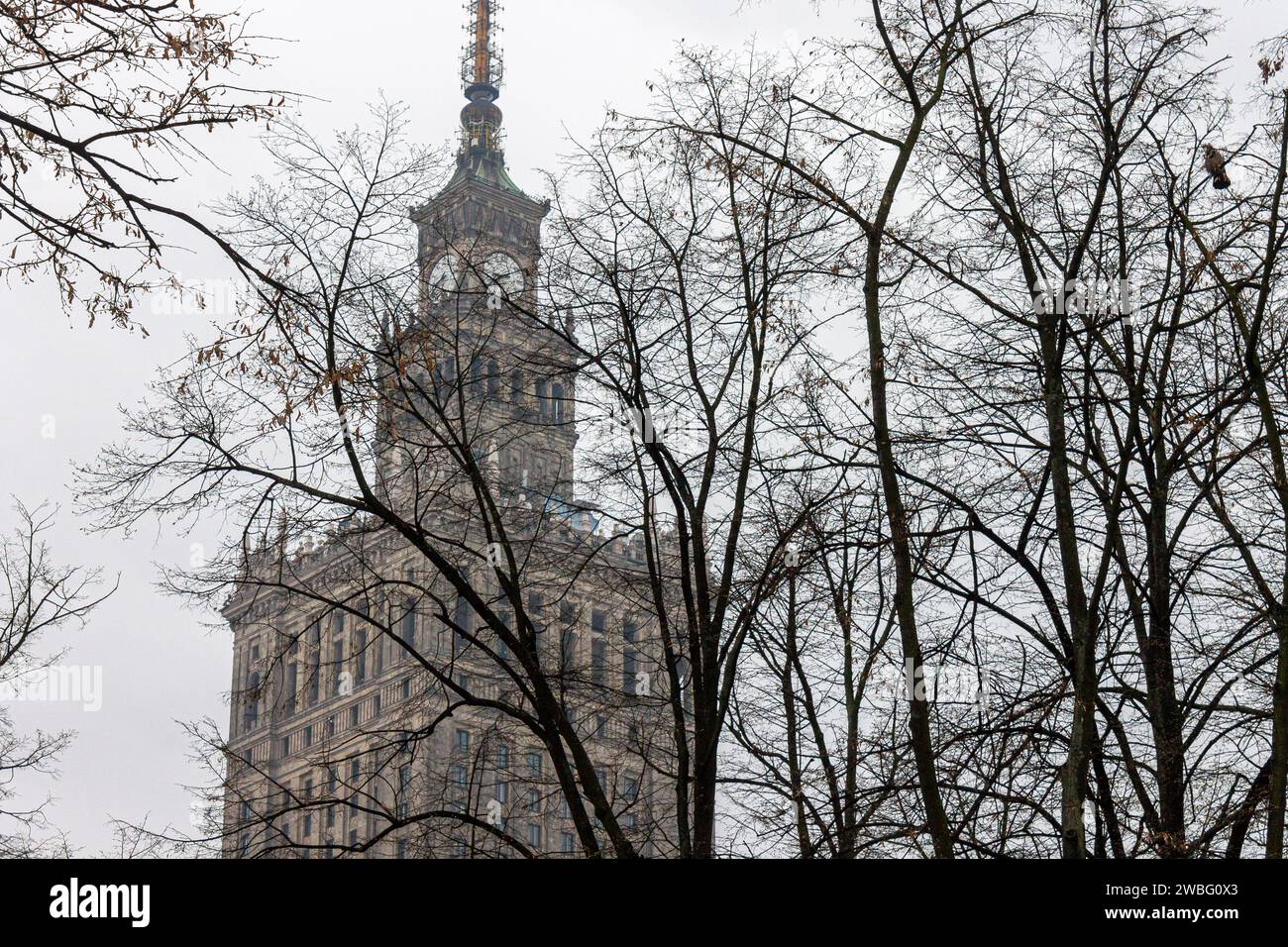 Warsaw, Poland. The Palace of Culture and Science (Palac Kultury i ...