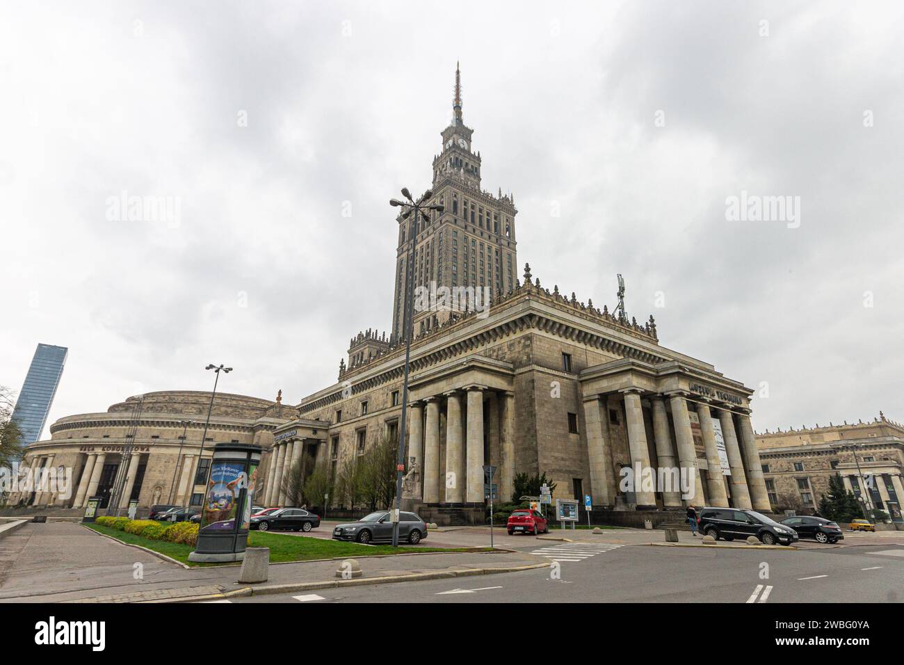 Warsaw, Poland. The Palace of Culture and Science (Palac Kultury i ...