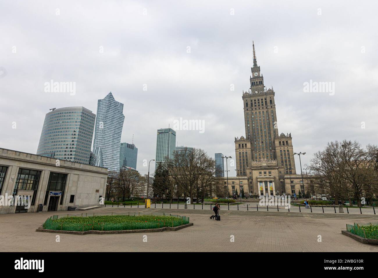 Warsaw, Poland. The Palace of Culture and Science (Palac Kultury i ...