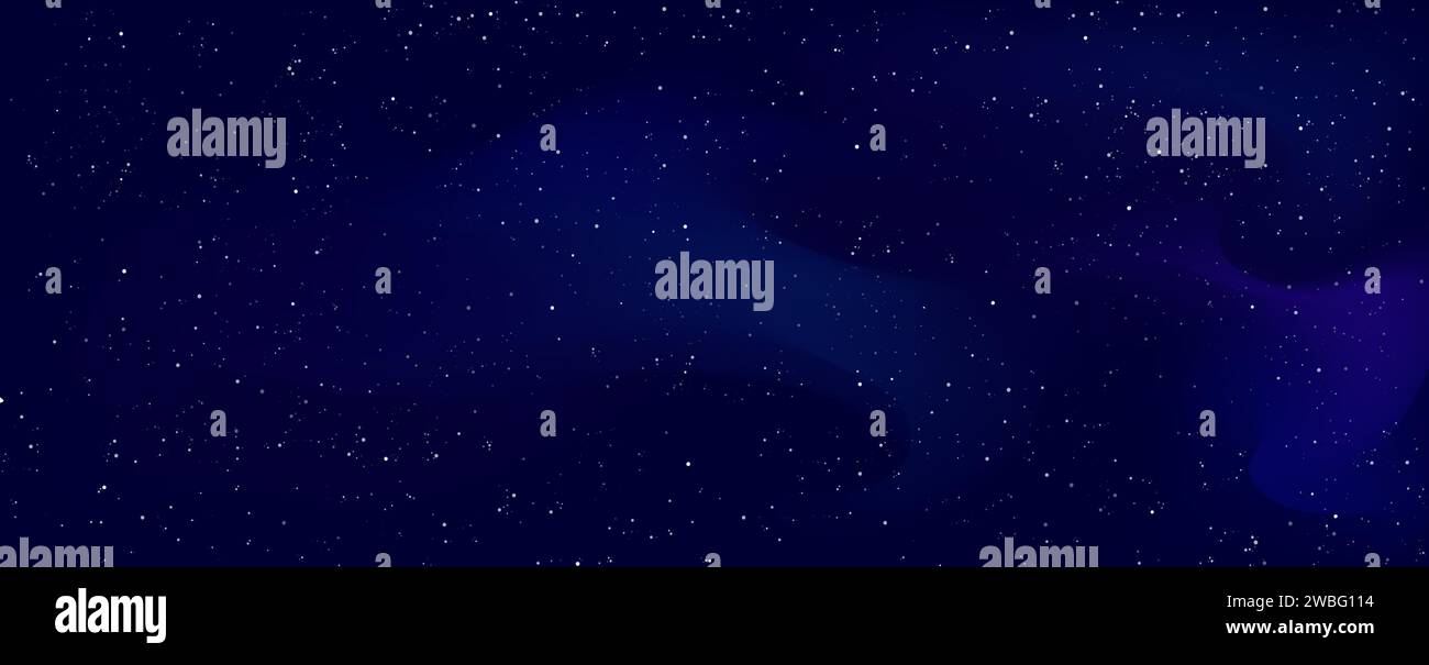 Night starry sky with nebula background Stock Vector Image & Art - Alamy