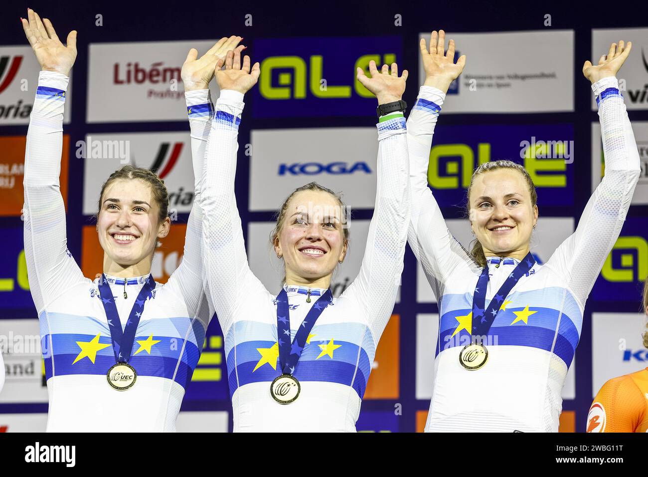 APELDOORN - 10/01/2024, The German women's team Lea Sophie Friedrich ...