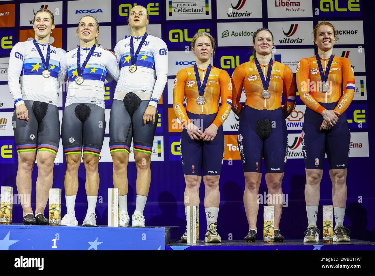 APELDOORN - 10/01/2024, The German women's team Lea Sophie Friedrich ...
