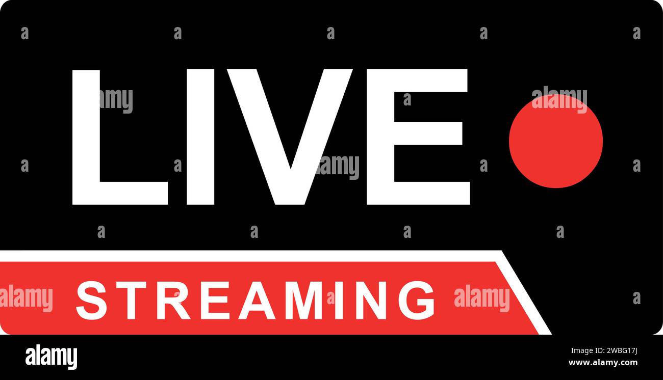 vector illustration icon broadcast live streaming Stock Vector Image ...