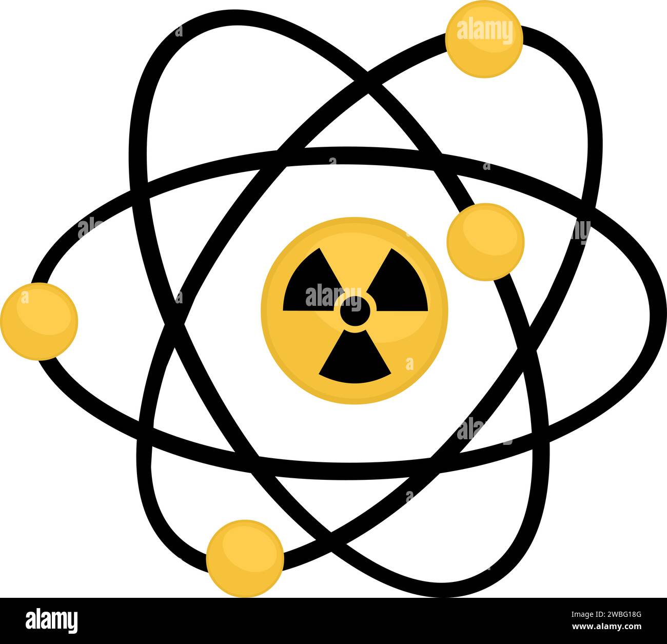 Vector Illustration Icon Atom Nuclear Energy Concept Stock Vector Image And Art Alamy
