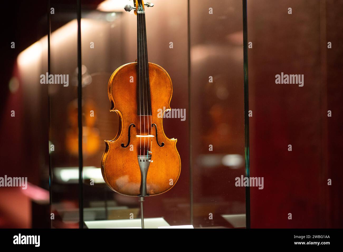 Cremona, Italy - July 12 2023Museo del Violino Scrigno or treasure box ...