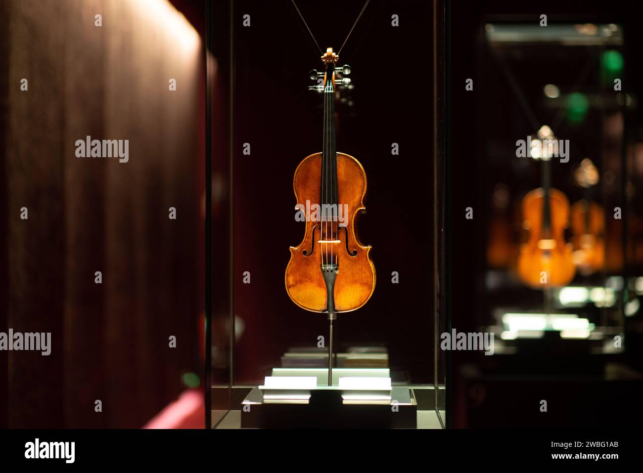 Cremona, Italy - July 12 2023Museo del Violino Scrigno or treasure box ...