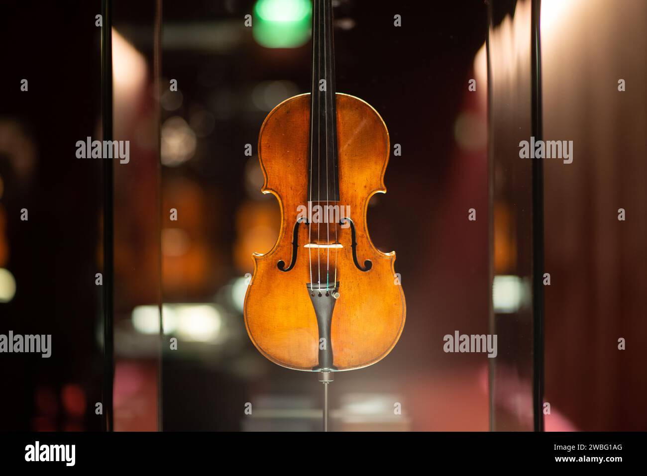 Cremona, Italy - July 12 2023Museo del Violino Scrigno or treasure box ...