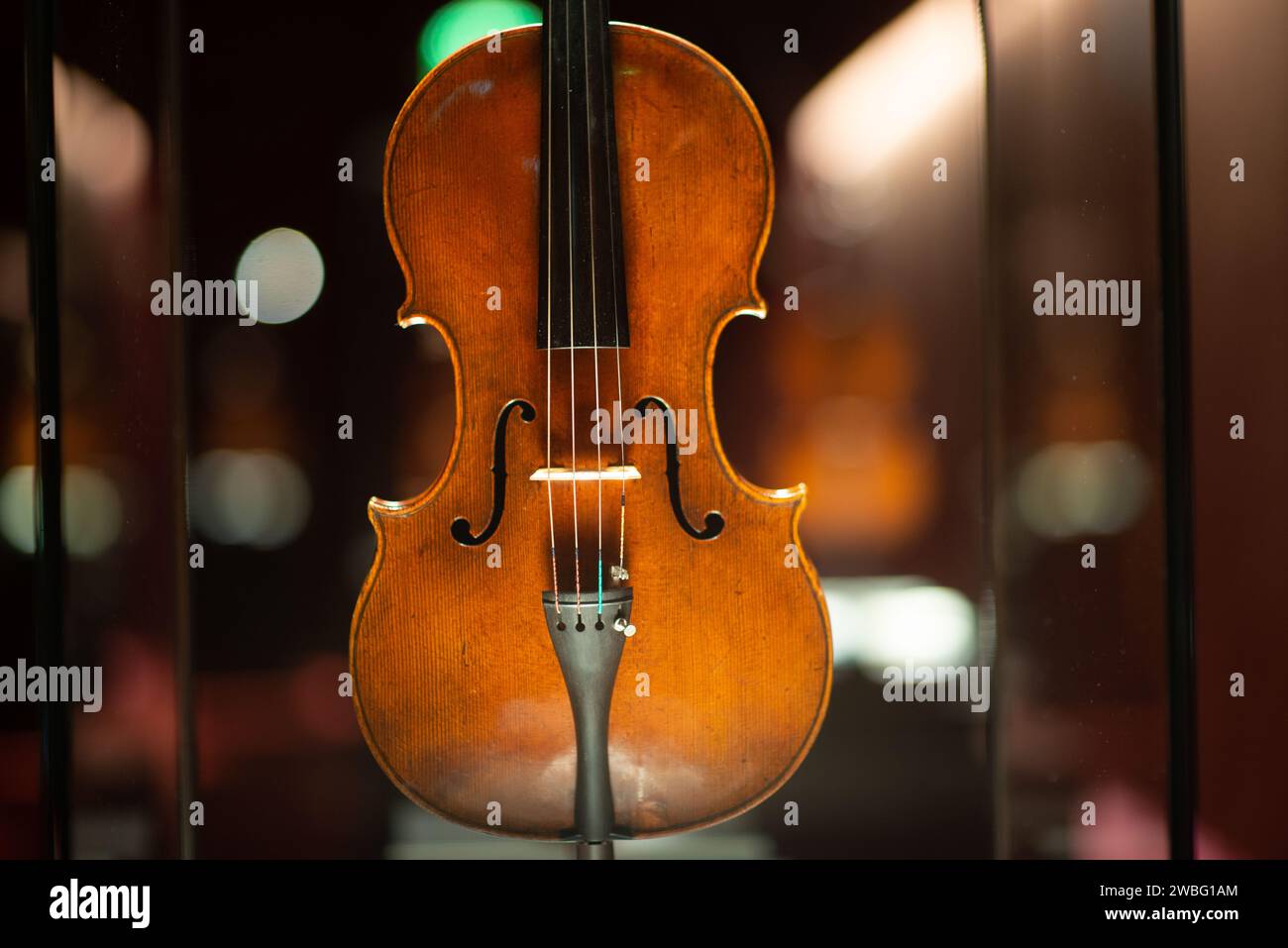 Cremona, Italy - July 12 2023Museo del Violino Scrigno or treasure box ...