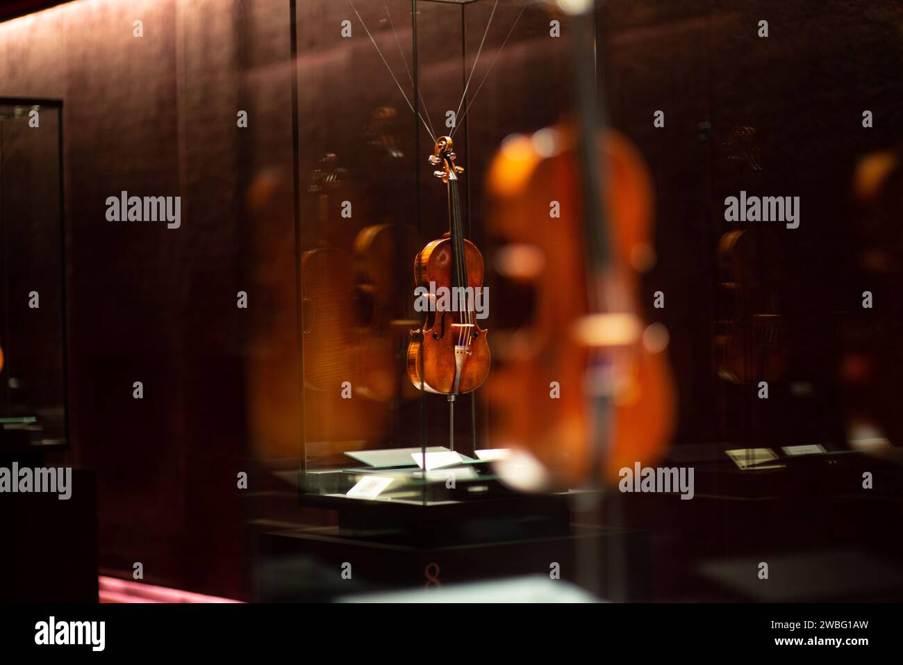 Cremona, Italy - July 12 2023Museo del Violino Scrigno or treasure box ...