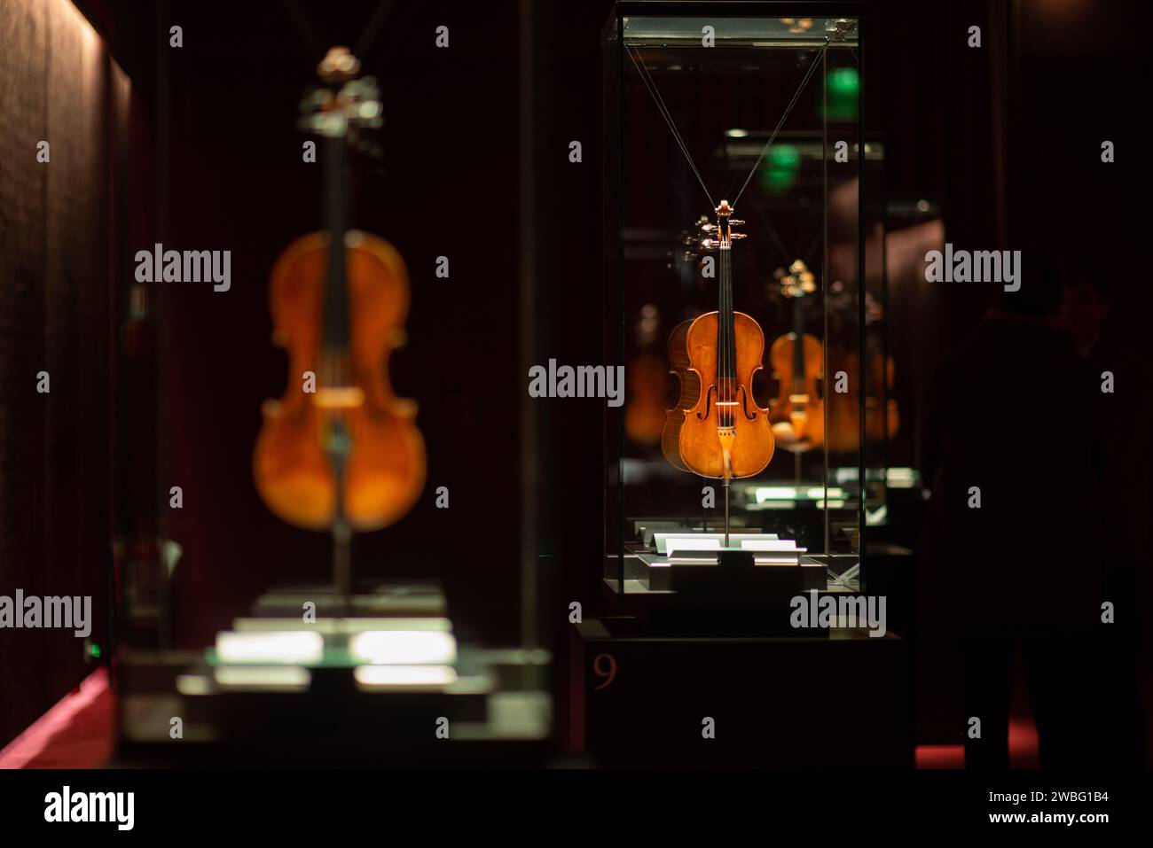 Cremona, Italy - July 12 2023Museo del Violino Scrigno or treasure box ...