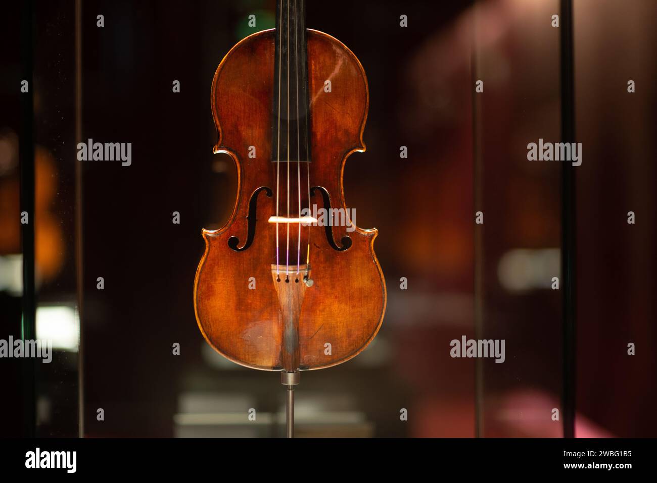 Cremona, Italy - July 12 2023Museo del Violino Scrigno or treasure box ...