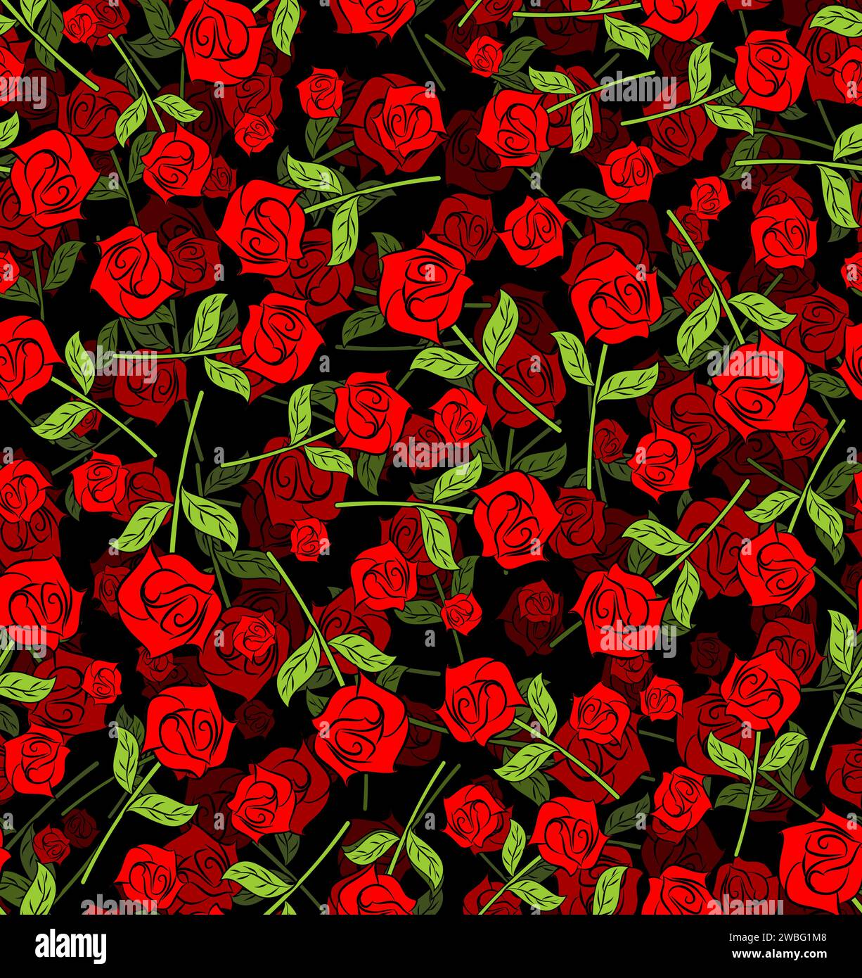 Roses background Stock Vector Images - Alamy