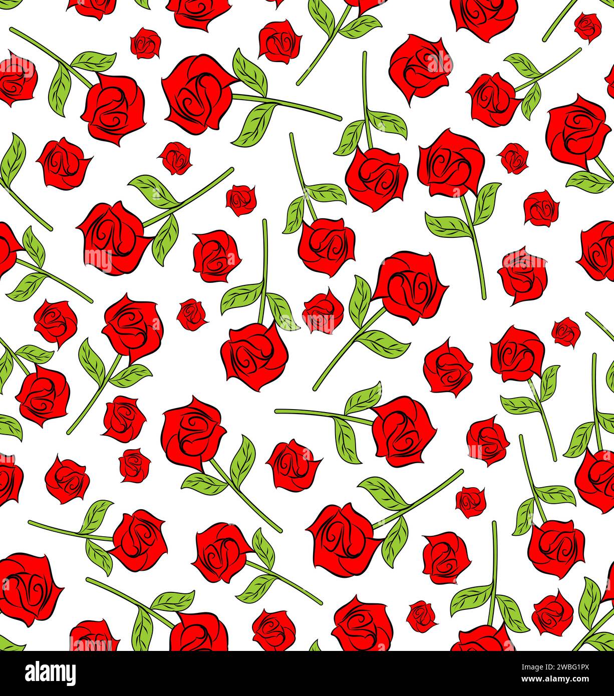 Roses background Stock Vector Images - Alamy