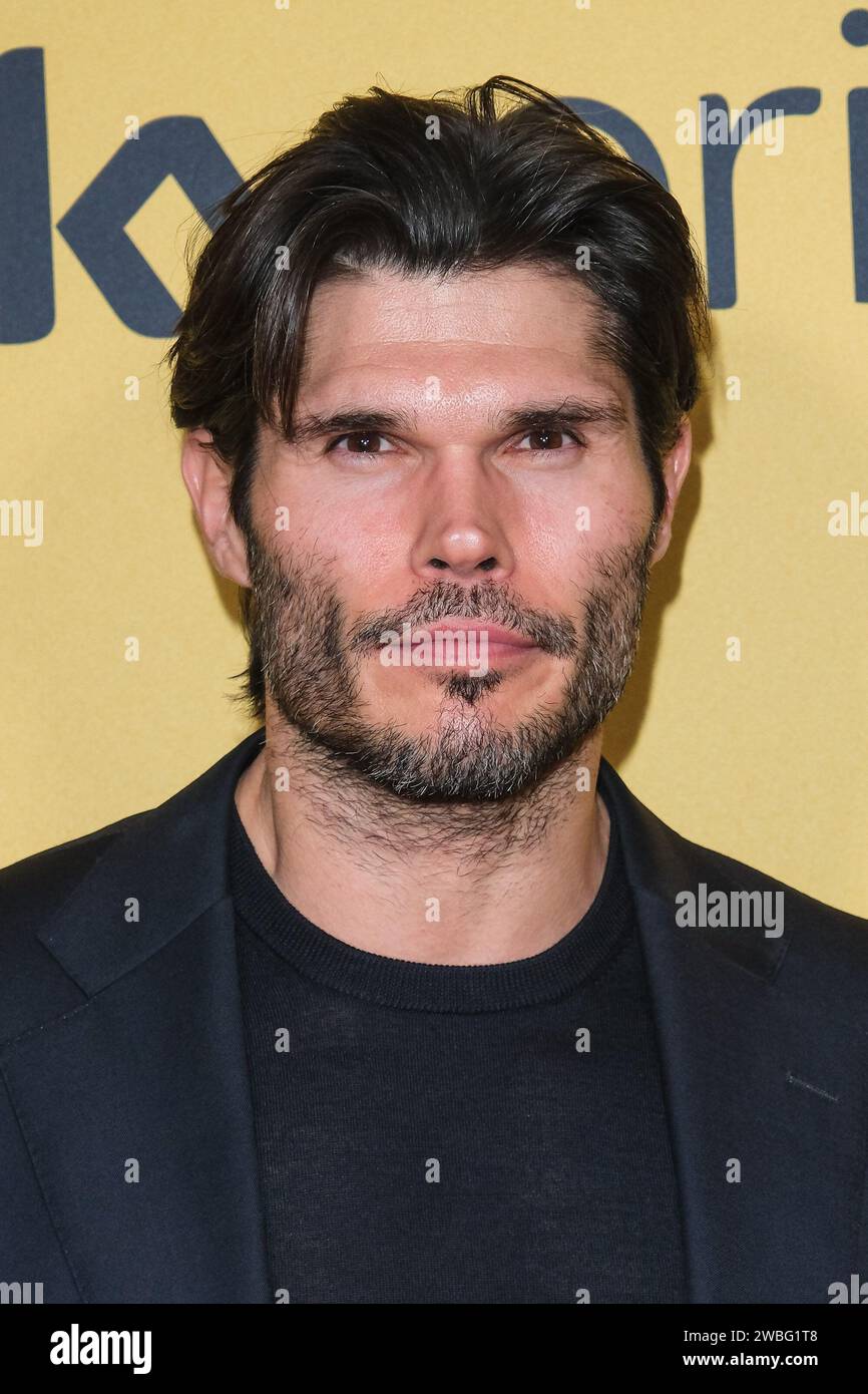 The Vue, Leicester Square, London, UK. 10 January 2024. Taylor James photographed at the UK ...