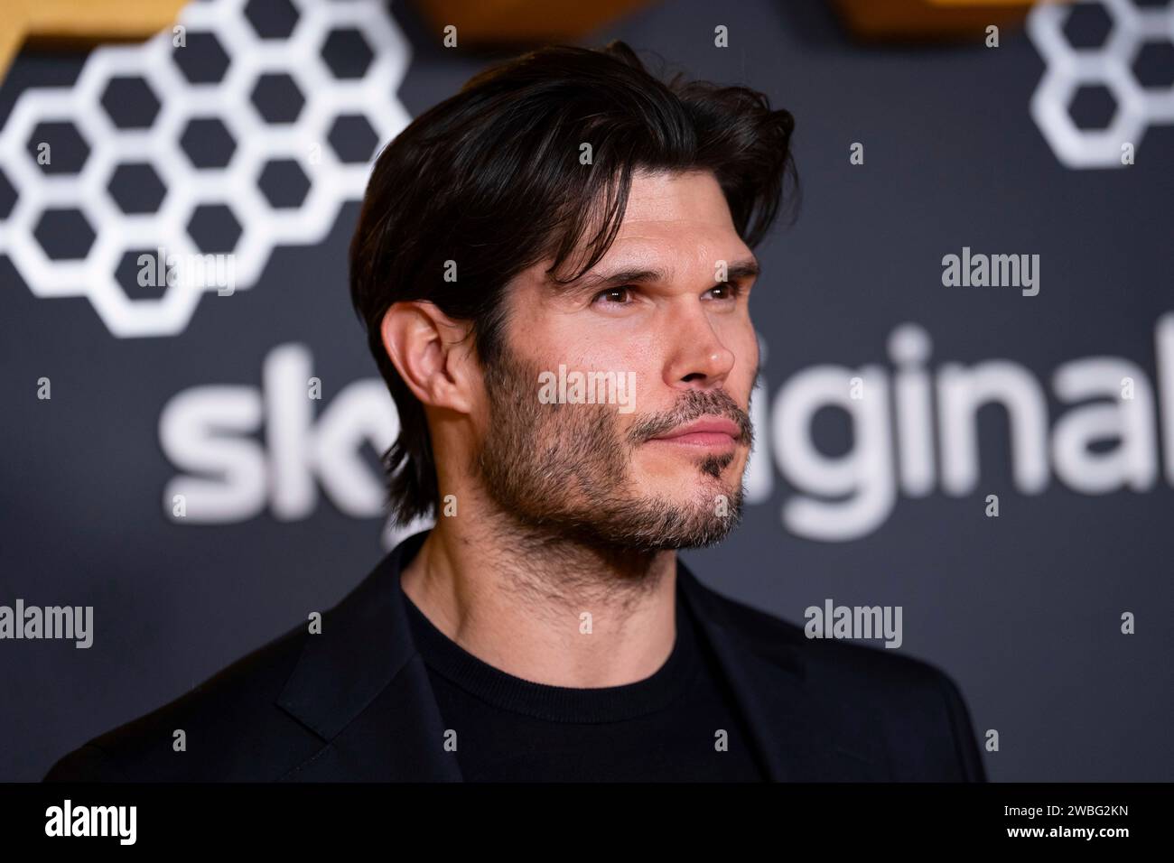 Taylor James poses for photographers upon arrival at the UK premiere of ...