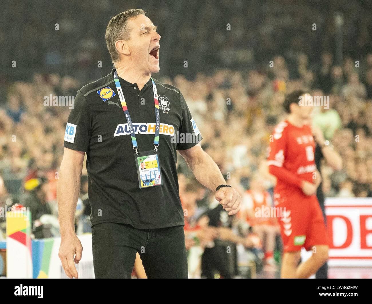 Alfred Gislason (Deutschland, Trainer) ist nicht zufrieden und wird ...