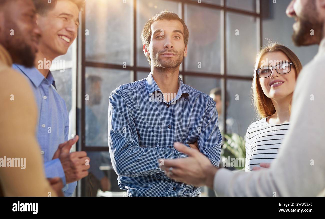 Business conversations different people hi-res stock photography and ...