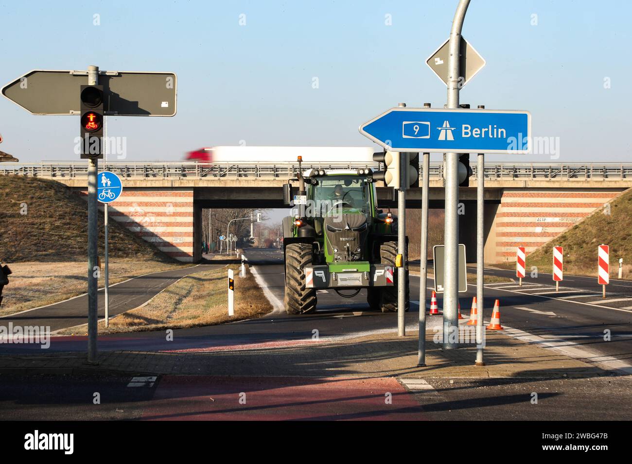 Der Bundesweite Protest der Bauern geht am Mittwoch weiter, wie hier zu ...