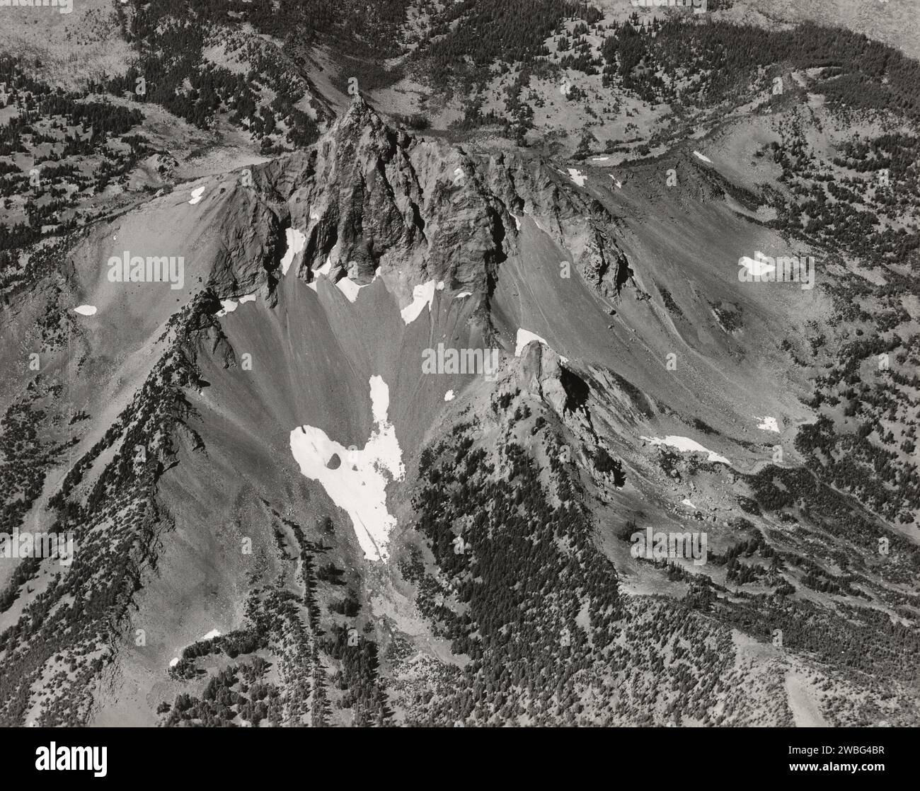 Aerial view of Mt. Washington, Oregon, 1925 Stock Photo - Alamy