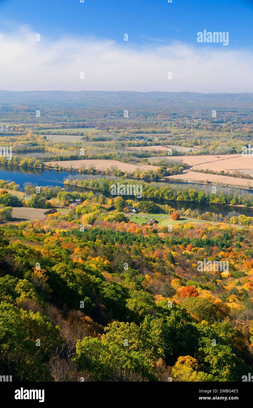 Connecticut River view from Summit House, J.A. Skinner State Park ...