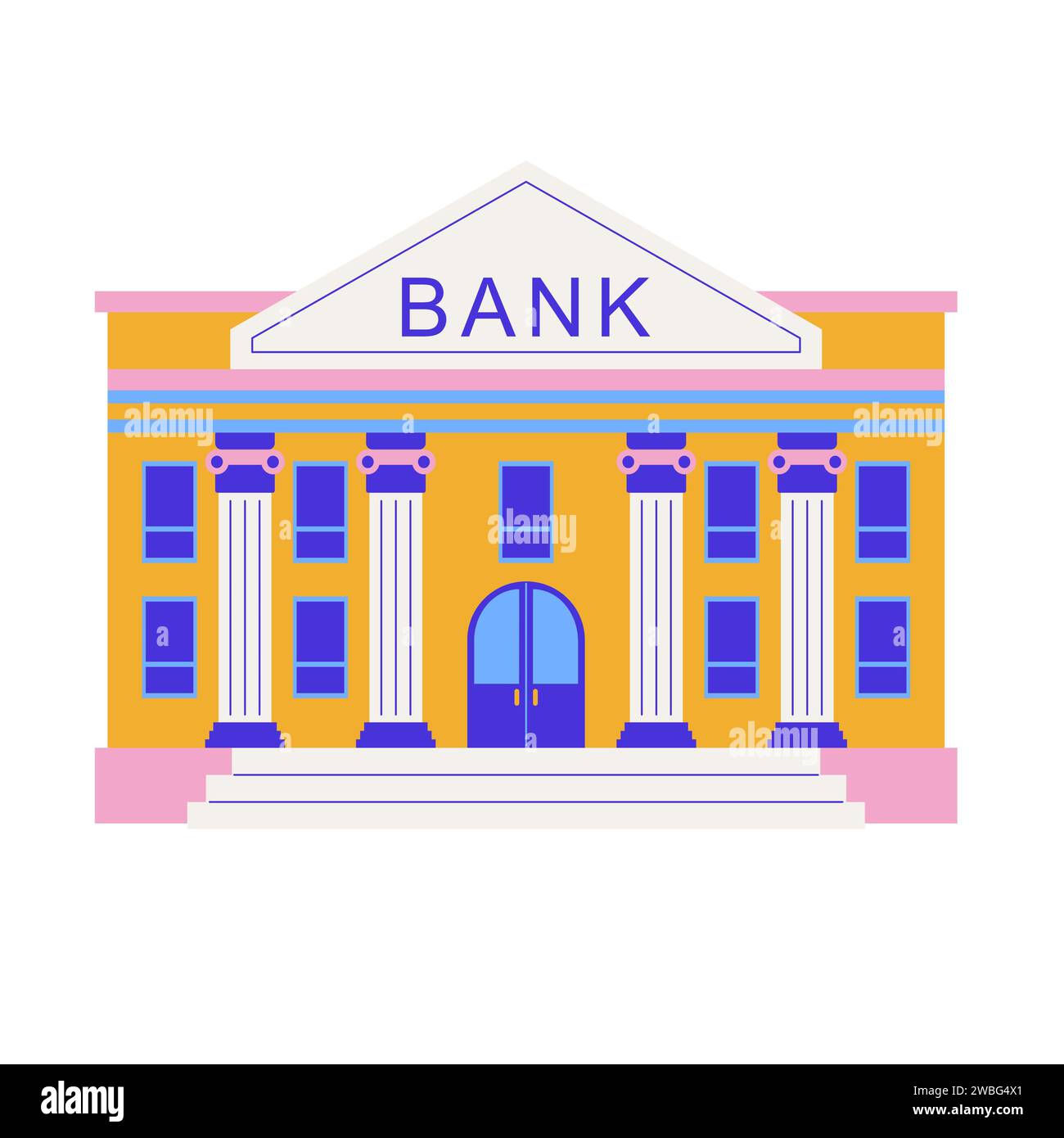 Banking illustration, simple investment | vector elevated banking ...