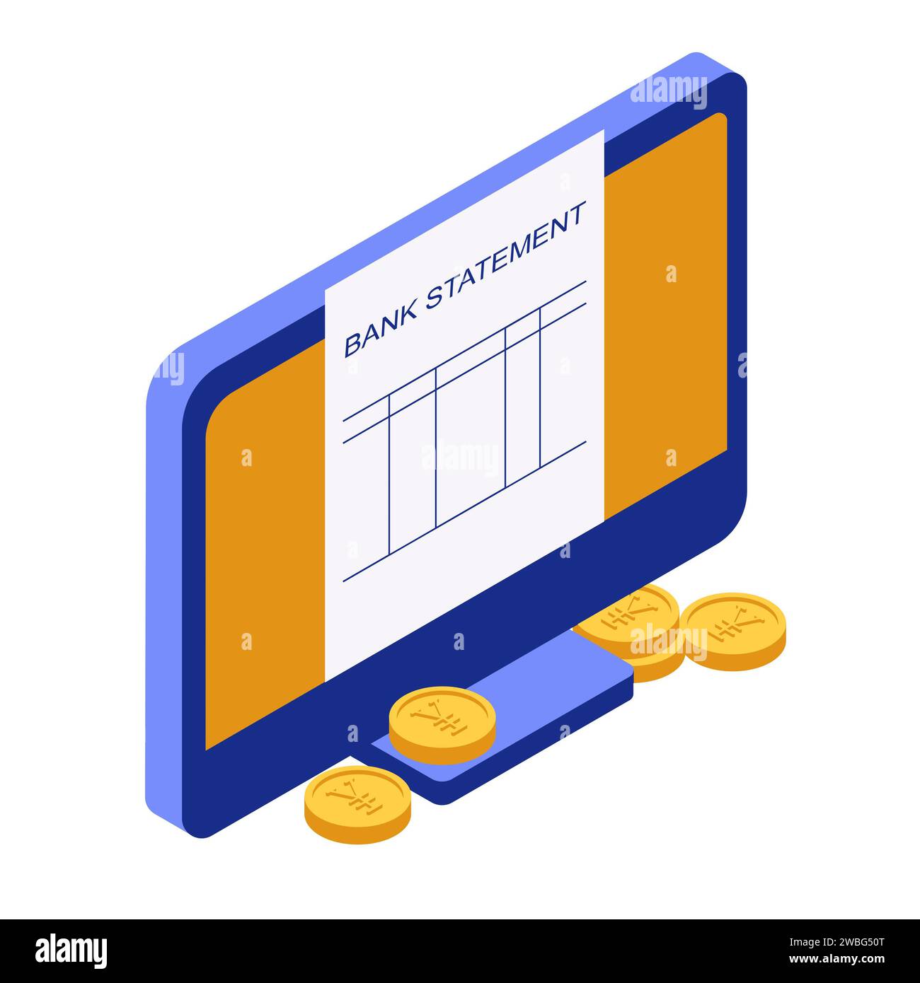 Banking illustration, simple investment | vector elevated banking ...