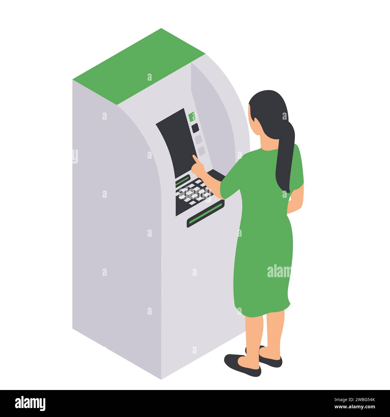 Banking illustration, simple investment | vector elevated banking ...
