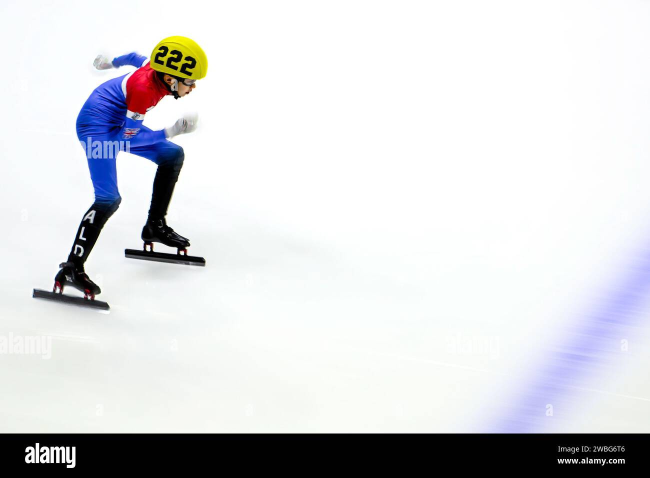 Nottingham, UK. 07th Jan, 2024. Zayyah Wright of Aldwych Speed Club ...